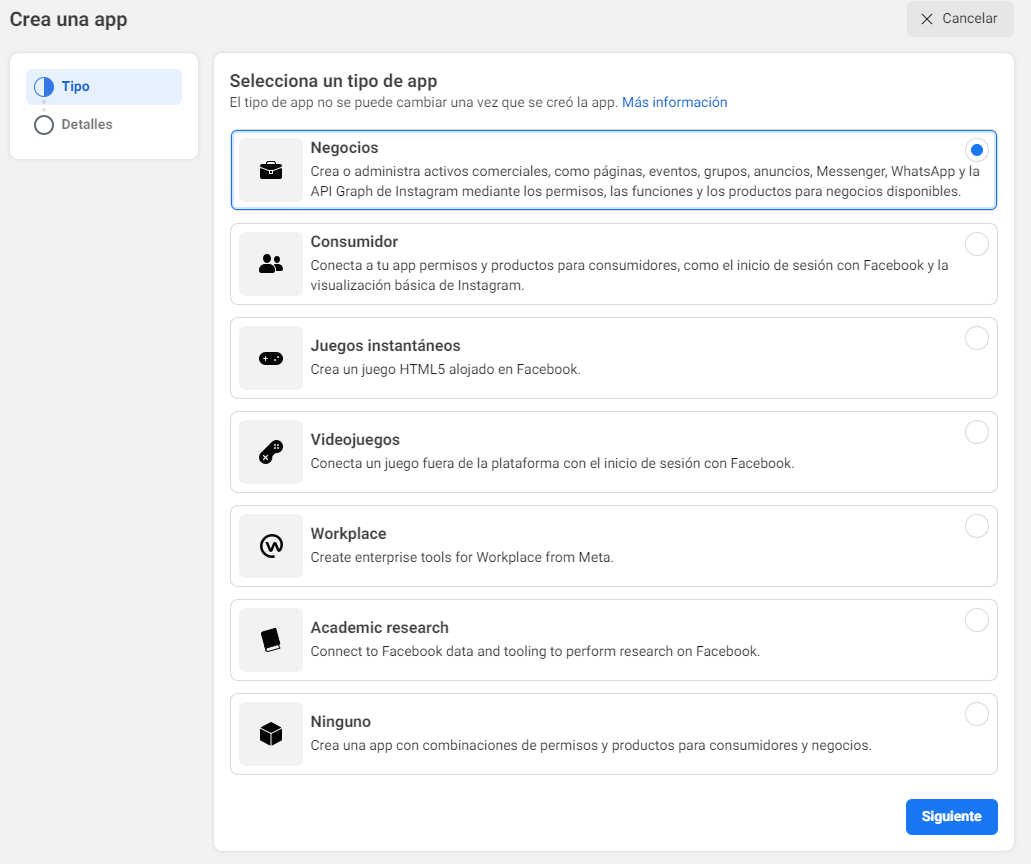 Pasos para la integración de WhatsApp API | Documentación Chat Buho